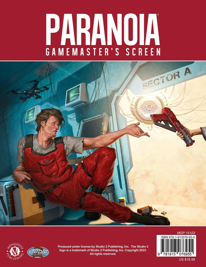 Paranoia: Gamemaster's Screen – Leisure Games