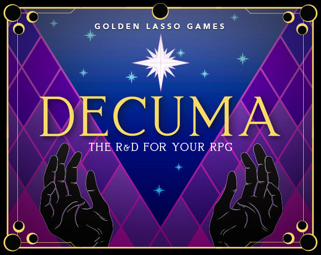 Decuma: the R&D for your RPG – Leisure Games