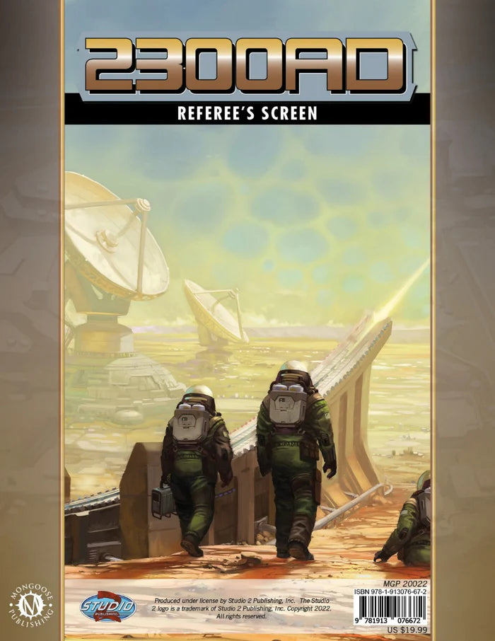 2300AD Referee's Screen – Leisure Games