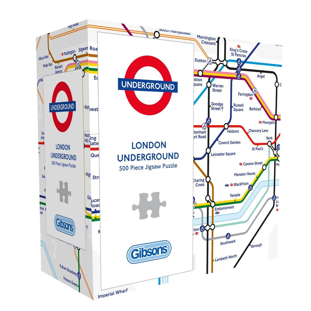 London Underground Map Puzzle (500 piece) – Leisure Games